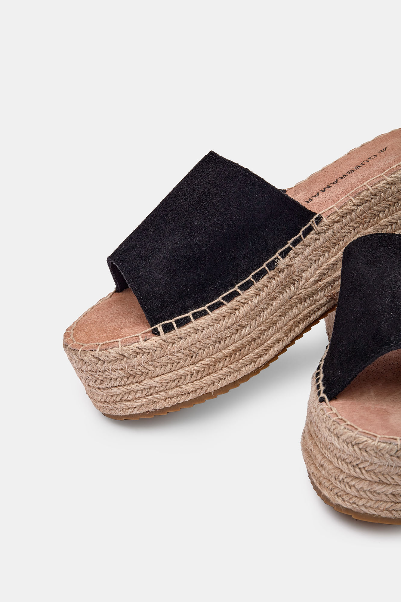 suede platform sandals - Quebramar