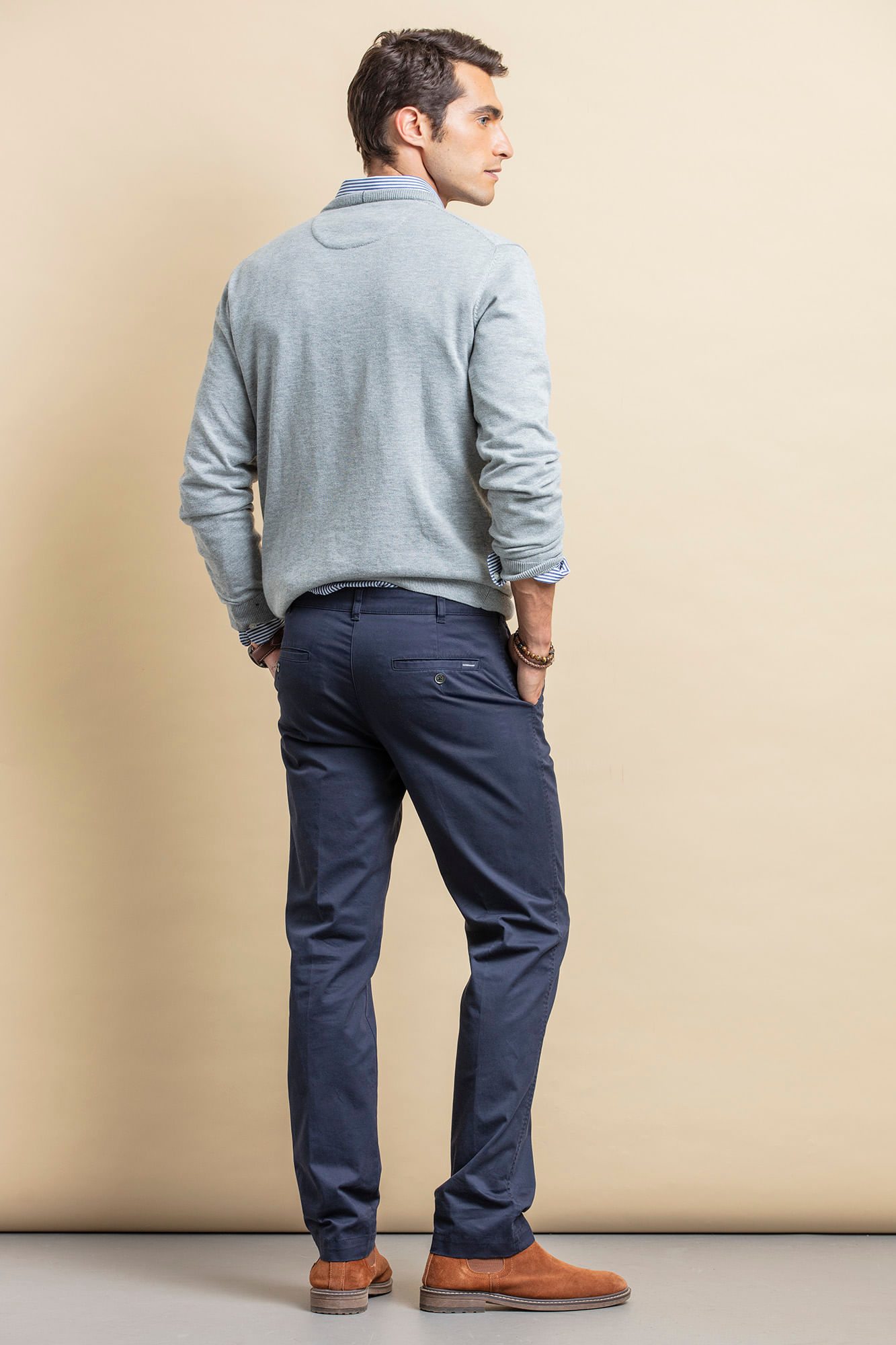 BASIC CHINO PANTS - Quebramar